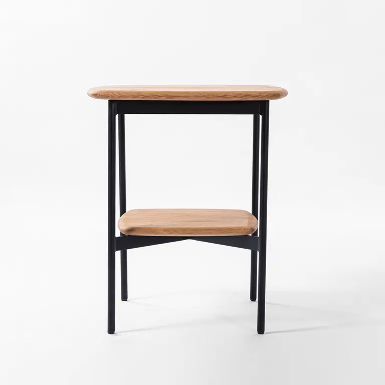 【HOLA】CORE ONE 現代輕奢風橡木方形邊几45*45*H52｜新北中和｜Global Mall 環球Online