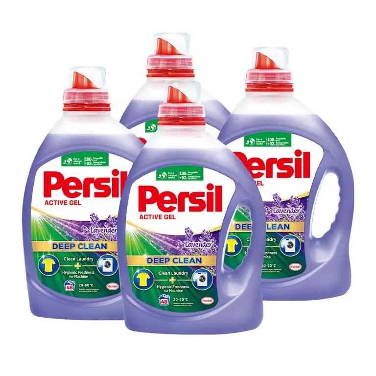 【Persil寶瀅】深層酵解洗衣凝露/洗衣精/洗衣液 強效 - 薰衣草2.2L箱購四入｜Global Online｜Global Mall 環球Online