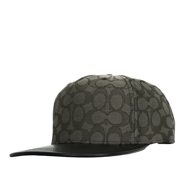 【COACH】CC Logo 緹花布及皮革棒球帽｜Global Online｜Global Mall 環球Online