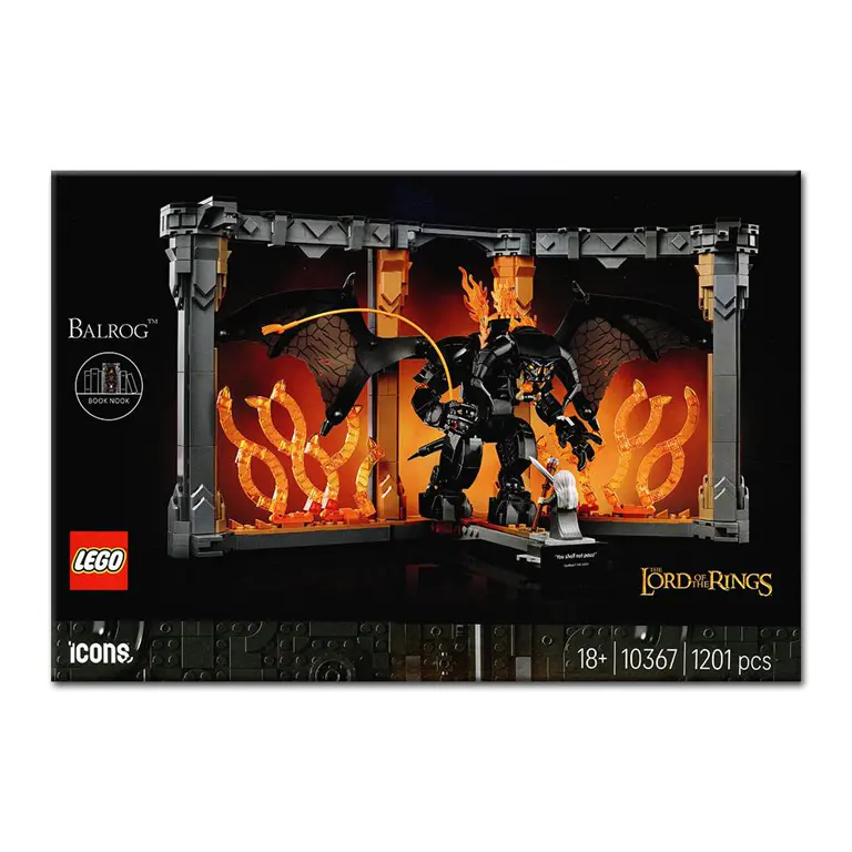 樂高LEGO Icons系列 - 10367 魔戒：炎魔書擋｜Global Online｜Global Mall 環球Online