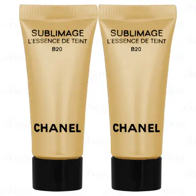 CHANEL 香奈兒 奢華晶燦賦活粉底精萃(#B20)(5ml)*2(公司貨)｜Global Online｜Global Mall 環球Online