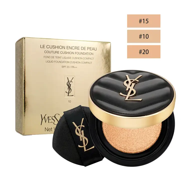 YSL 恆久完美霧光氣墊粉餅 14g SPF23/PA++ [最新升級版]_百貨公司專櫃貨#10#15#20｜Global Online｜Global Mall 環球Online