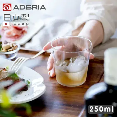 【ADERIA】日本製全面強化玻璃薄口水杯 3入組 (180ml/250ml/300ml)｜Global Online｜Global Mall 環球Online