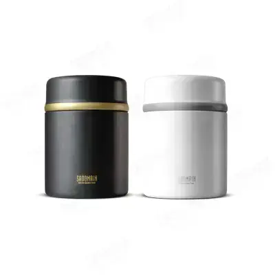 【SADOMAIN 仙德曼】316不鏽鋼銀帶真空食物罐 440ml LB440｜新北中和｜Global Mall 環球Online